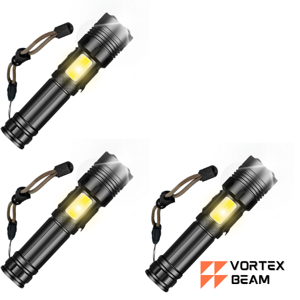 P70ProDual Rechargeable Flashlight x4 – VortexBeam